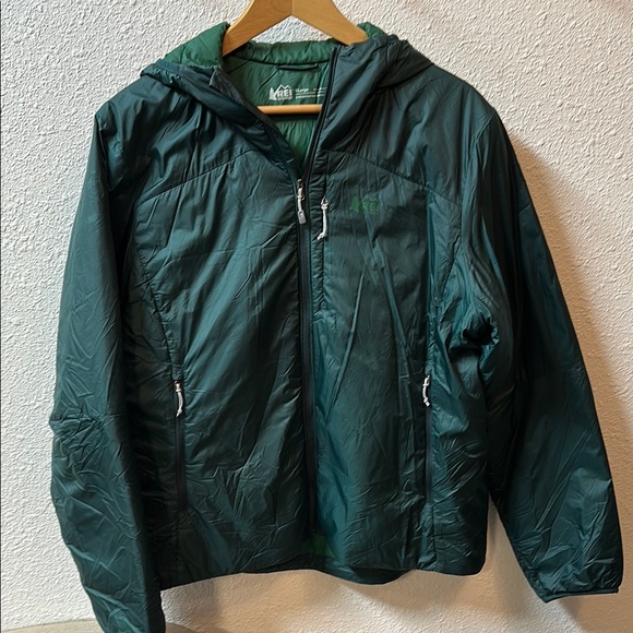 REI | Jackets & Coats | Rei Hooded Insulated Puff Jacket Full Zip Size ...